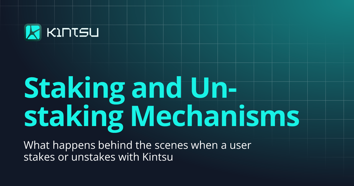 Staking and Un-staking Mechanisms | Kintsu - Liquid Staking on Monad